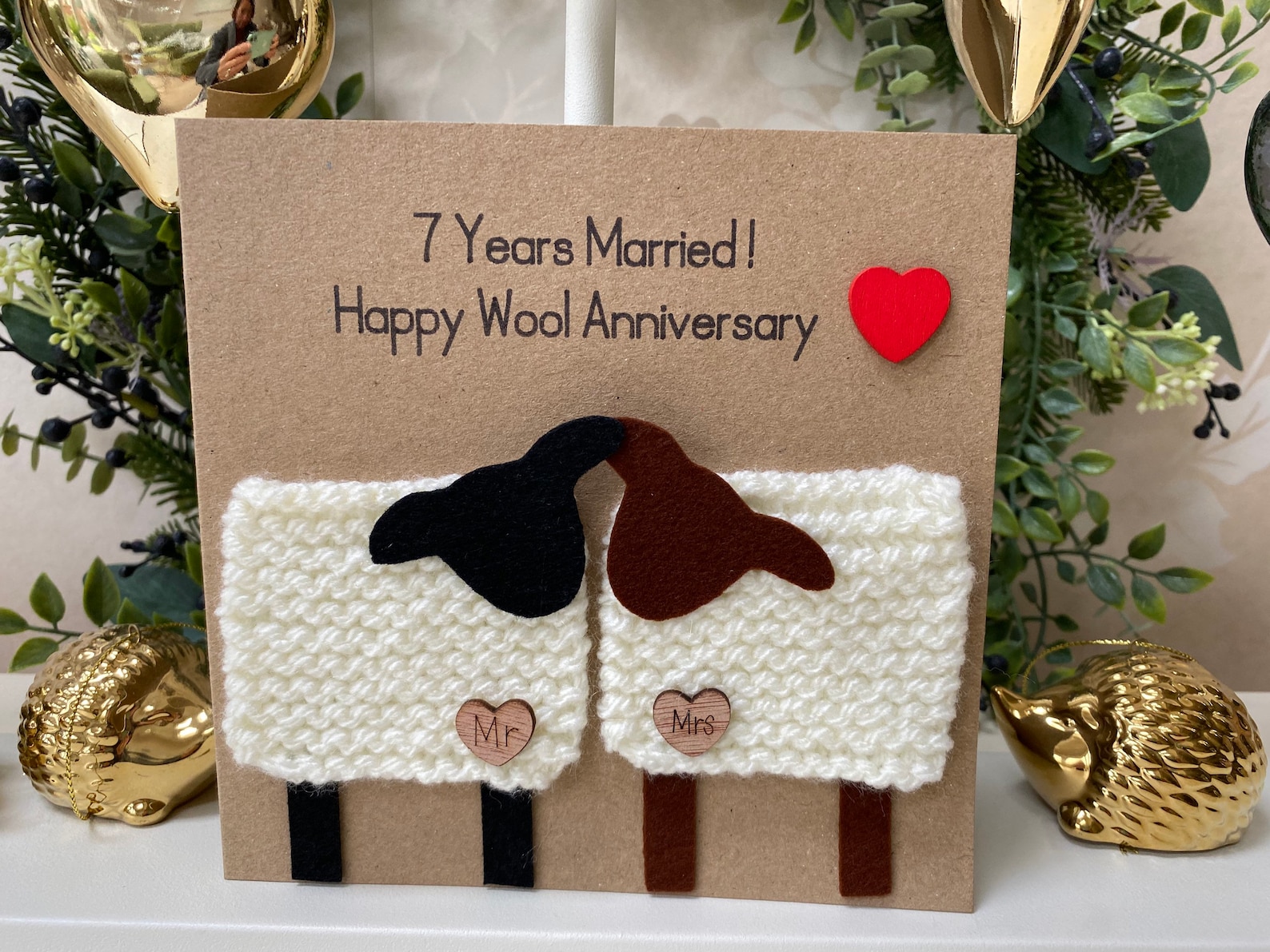 Handmade Super Cute Knitted Wool Anniversary Date Night or - Etsy