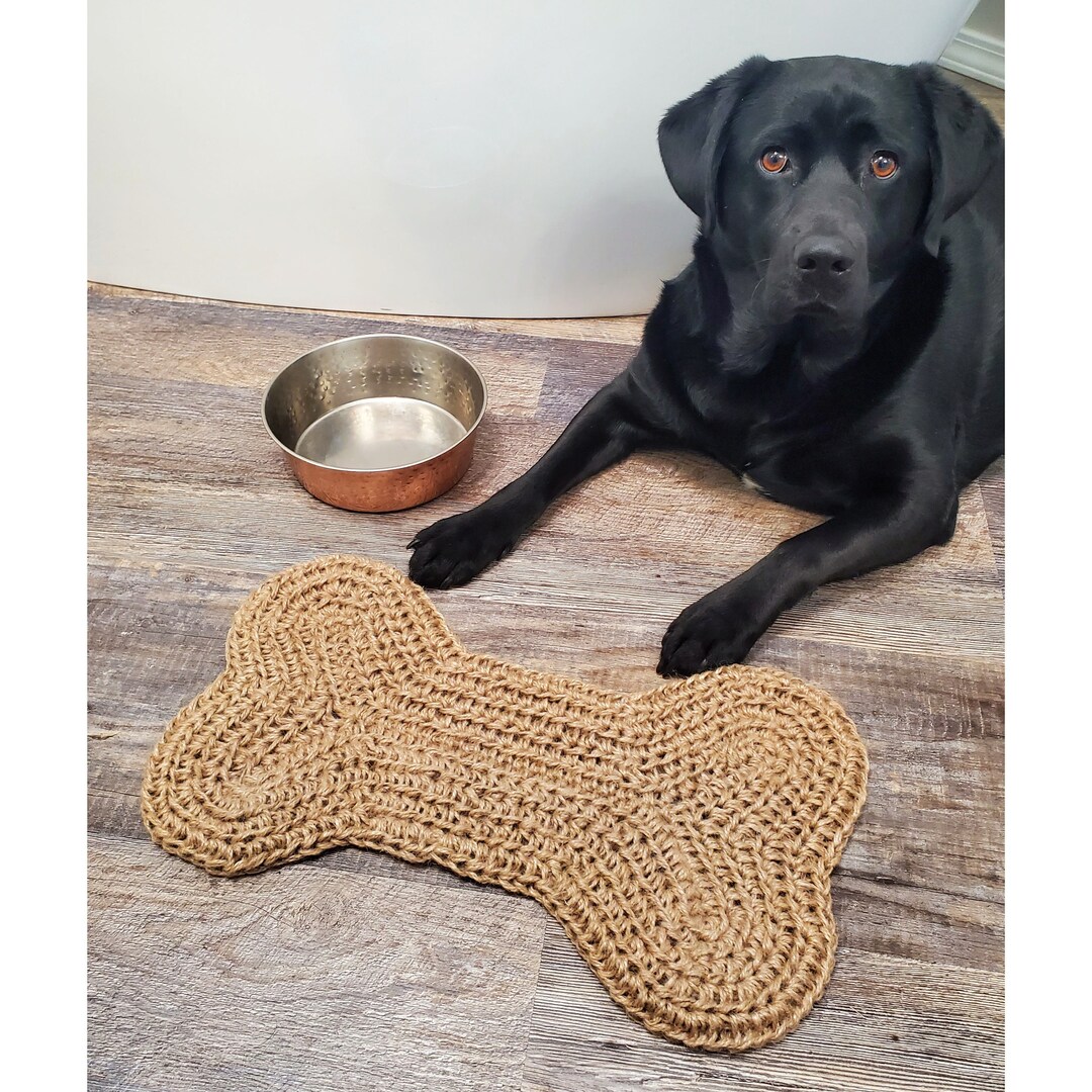 Dog Bone Bowl Mat Crochet Pattern. Digital Purchase. - Etsy
