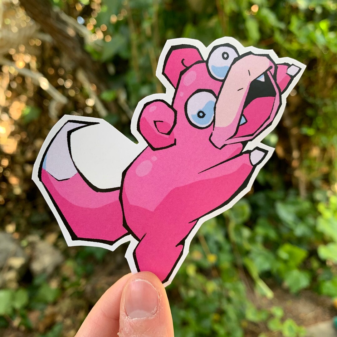 Slowpoke Pokemon Sticker - Etsy