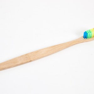 Rainbow Bamboo Toothbrush - Eco-friendly, Sustainable - Etsy
