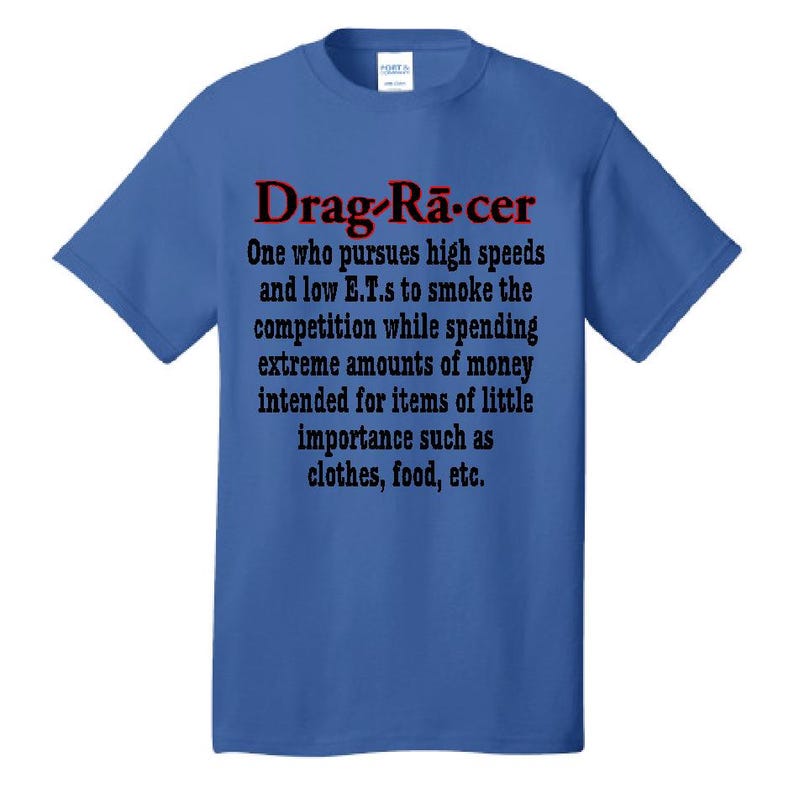 Definition of a Drag Racer - Etsy