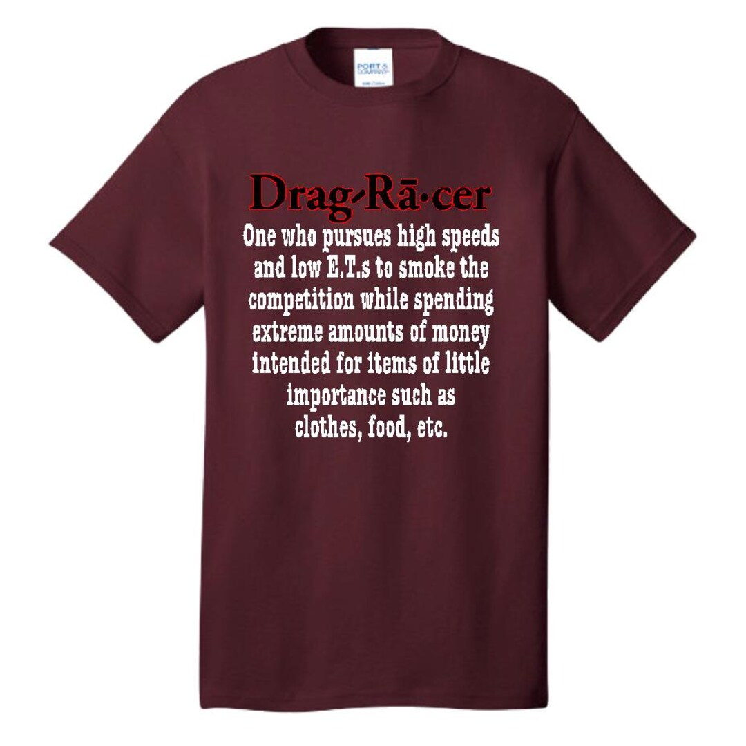 Definition of a Drag Racer - Etsy