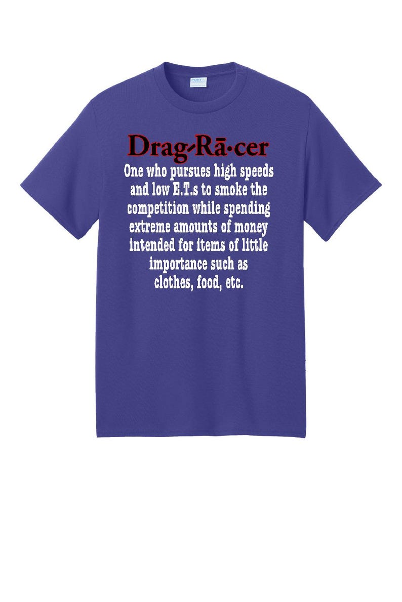 Definition of a Drag Racer - Etsy