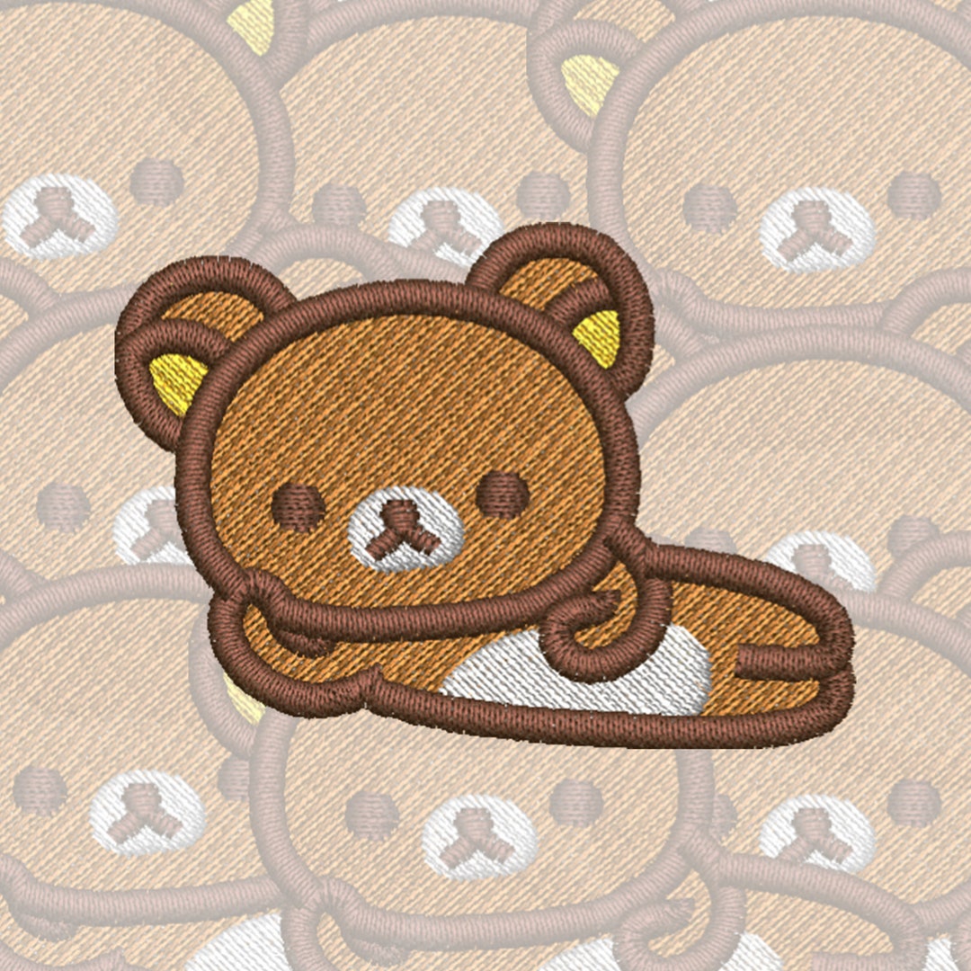 Rilakkuma Chill Embroidery Design digital File - Etsy