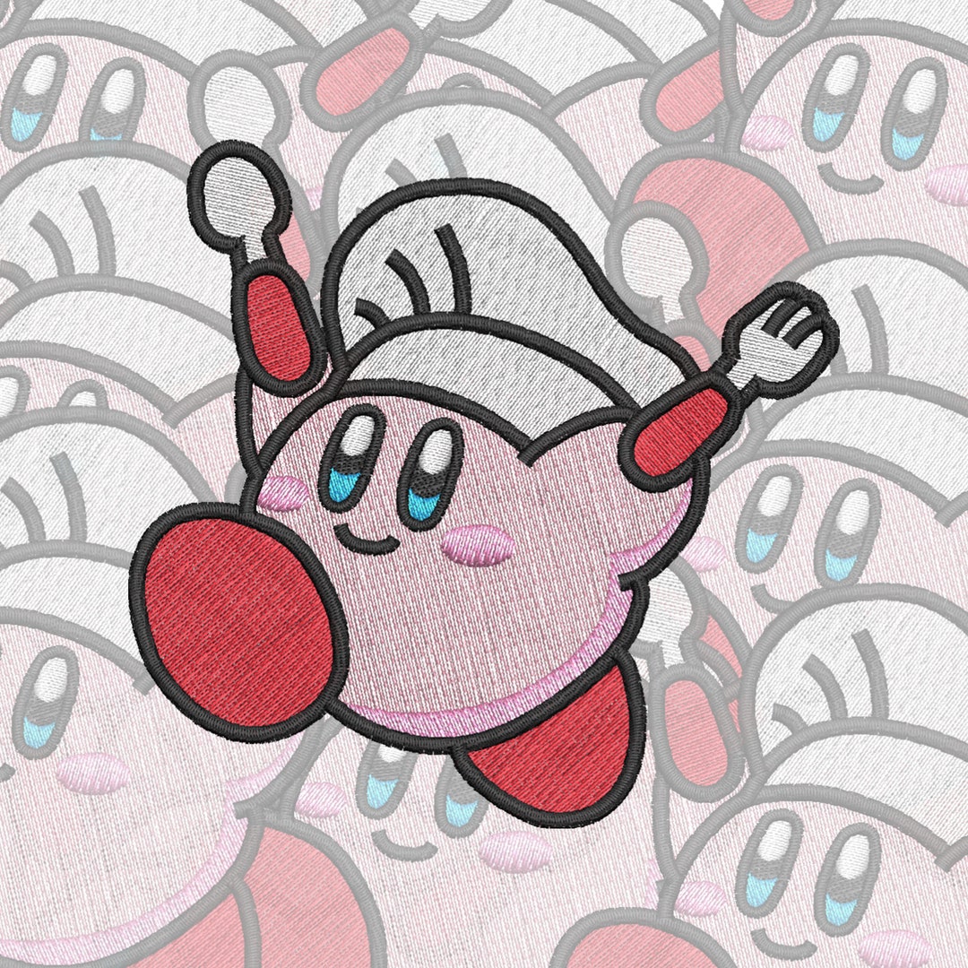 Kirby Chef Embroidery Design (digital File) - Etsy