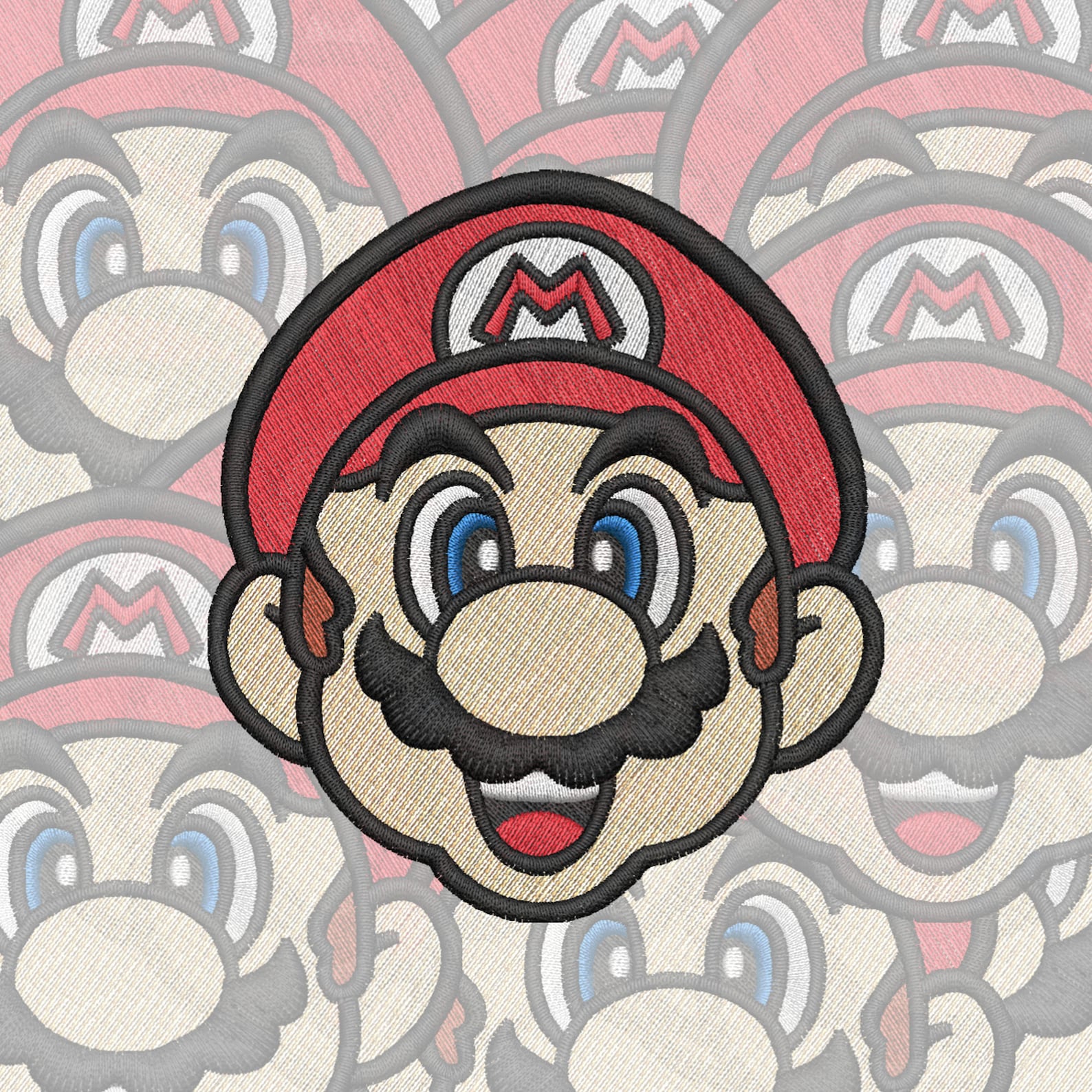 Super Mario Embroidery Design (digital File) - Etsy