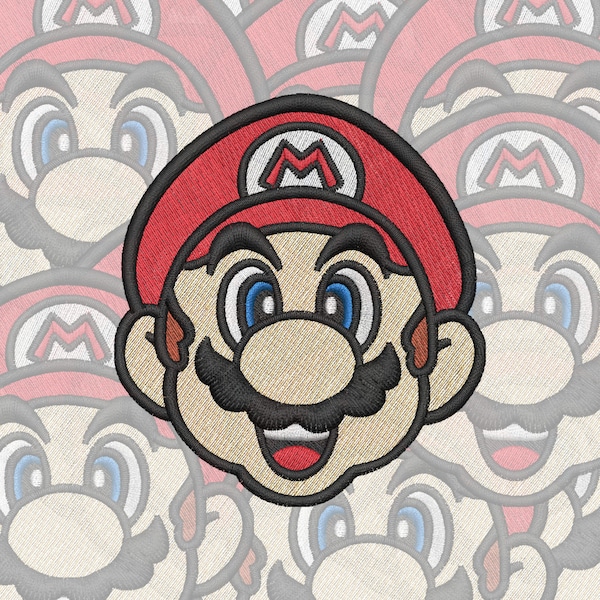 Mario Brothers Embroidery Design - Etsy