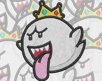 King Boo Embroidery File Mario Kart Ghost Embroidery Design Download ...