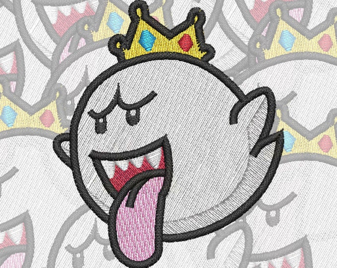 BOO Embroidered Nintendo Ghost Patch From Mario Brothers - Etsy