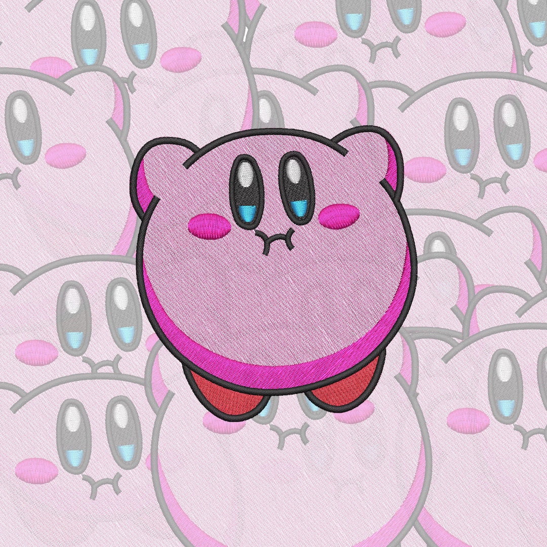 Kirby Flying Embroidery Design (digital File) - Etsy