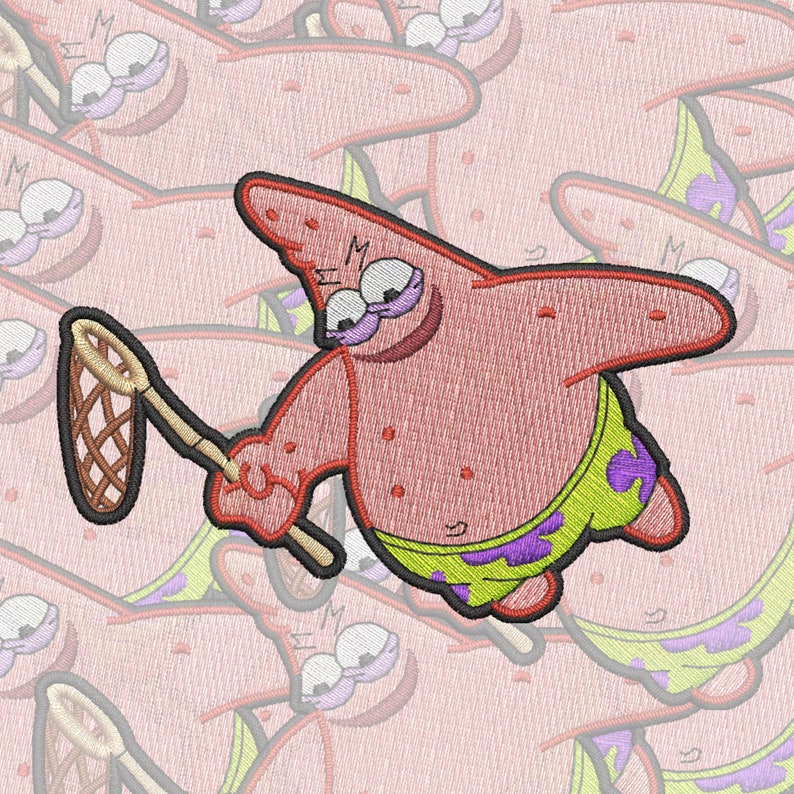 Angry Patrick Star Meme Embroidery Design digital File | Etsy New Zealand