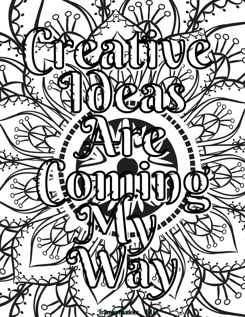 Coloring Pages, Art Therapy, Created by a Therapist to Achieve Peace of ...