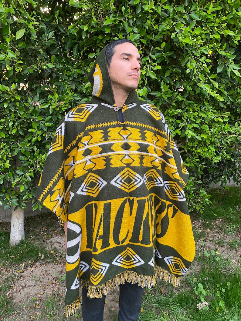 Green Bay Packers Football Team Alpaca Poncho NFL Sports Unisex Sarape ...