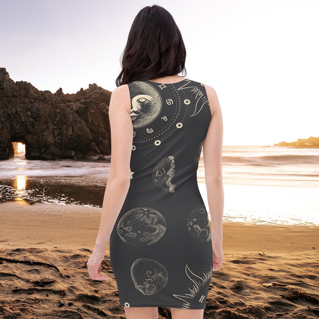 Enchant in Our Mystical Night Forest Tank Sublimation Dress Ethereal ...