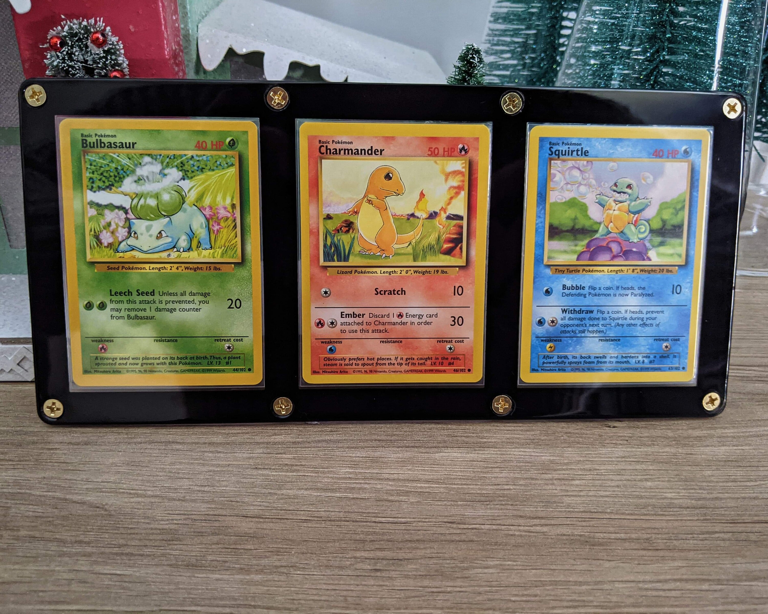 Base Set Starter Display charmander Squirtle Bulbasaur - Etsy