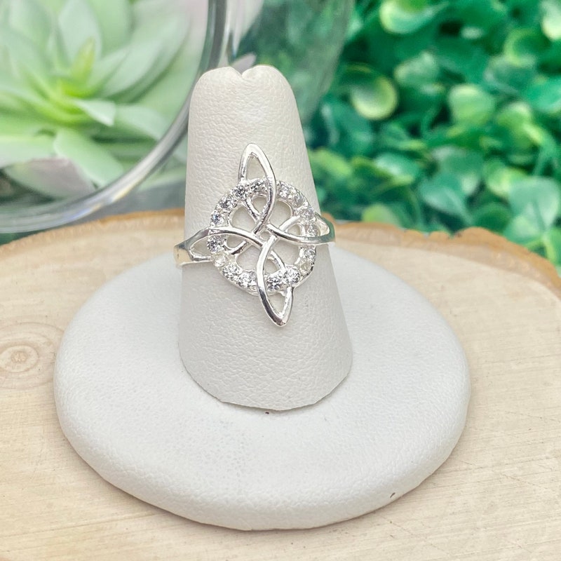 Knotted Cz Ring - Etsy