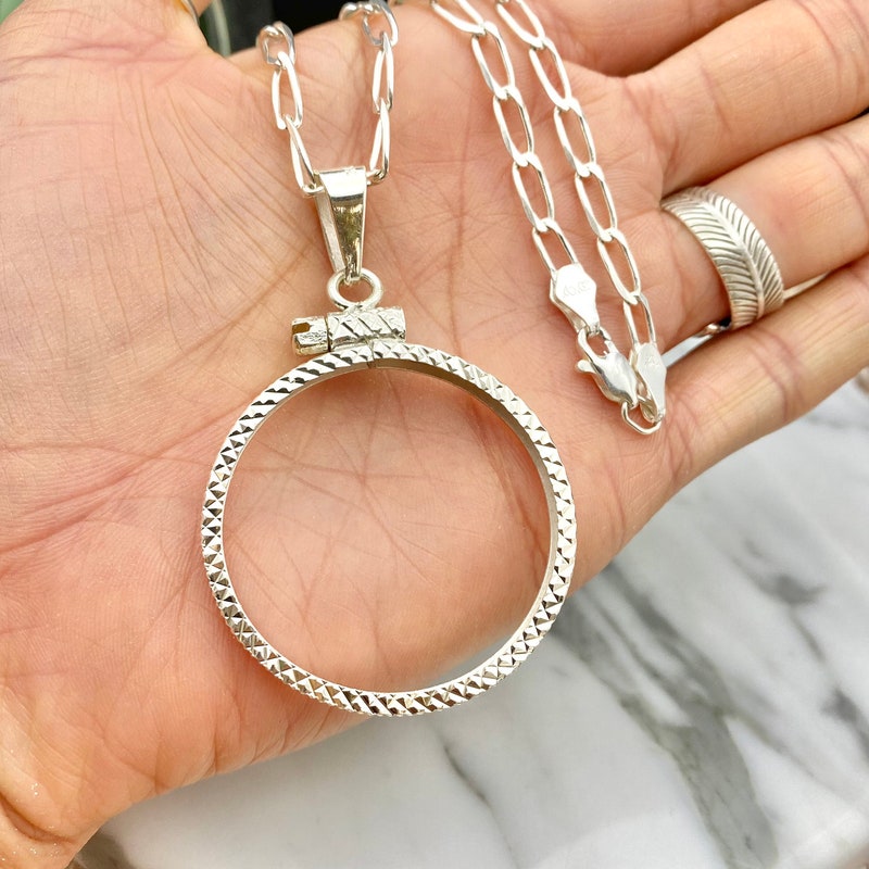 Coin Holder Necklace - Etsy