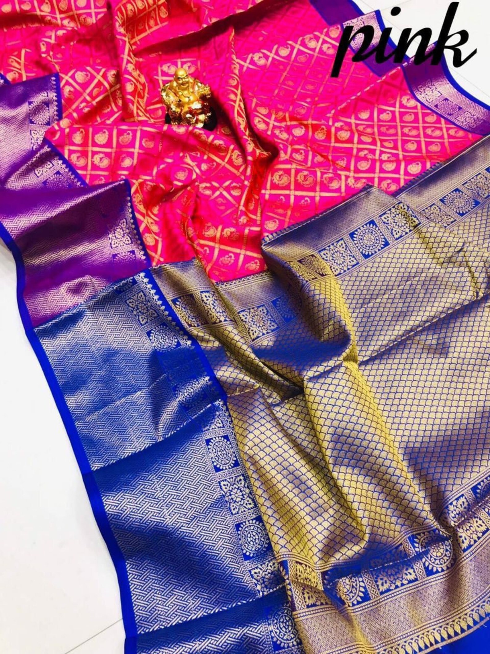 Trditional Wear Saree Kanchipuram Handloom Weaving Silk Sari - Etsy