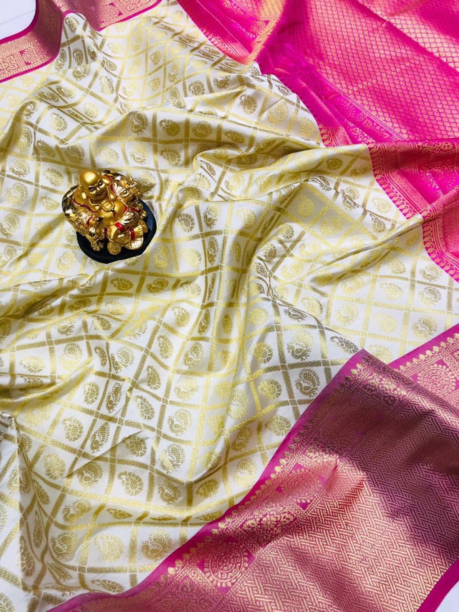 Trditional Wear Saree Kanchipuram Handloom Weaving Silk Sari - Etsy