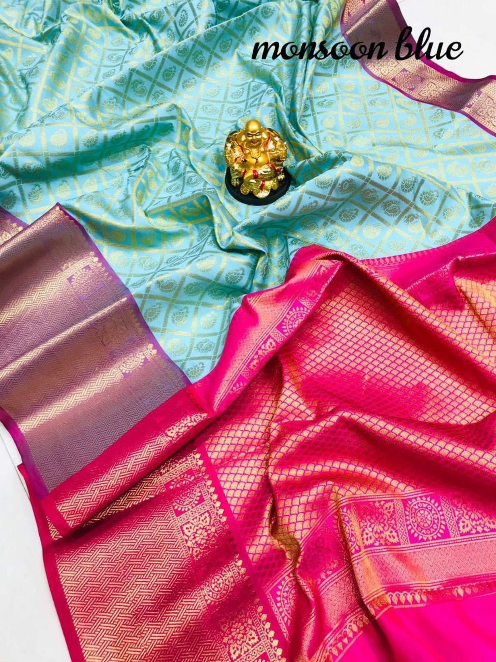Trditional Wear Saree Kanchipuram Handloom Weaving Silk Sari - Etsy