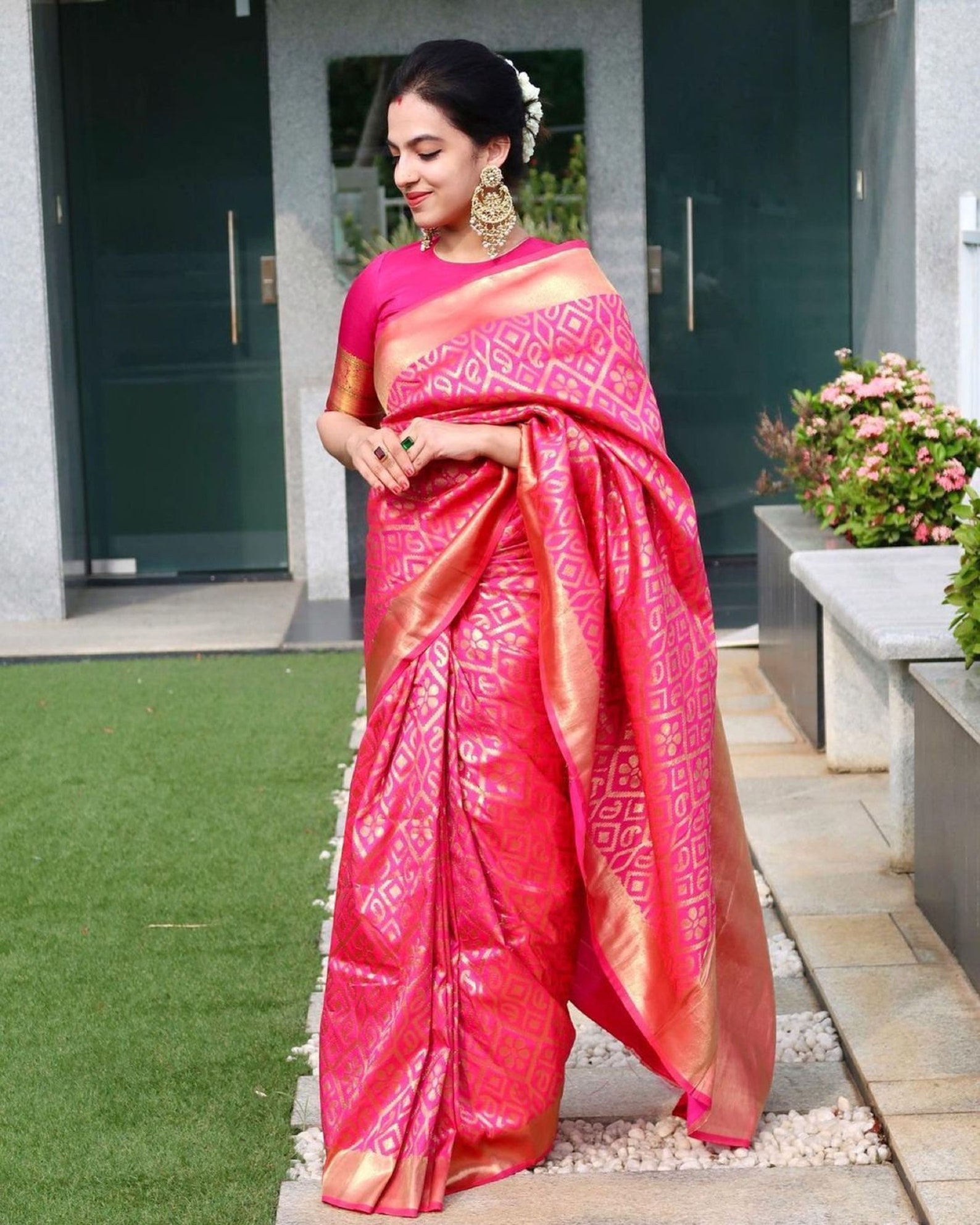 Light on Your Skin Royal Look Saree Soft Silk Sari for Women - Etsy