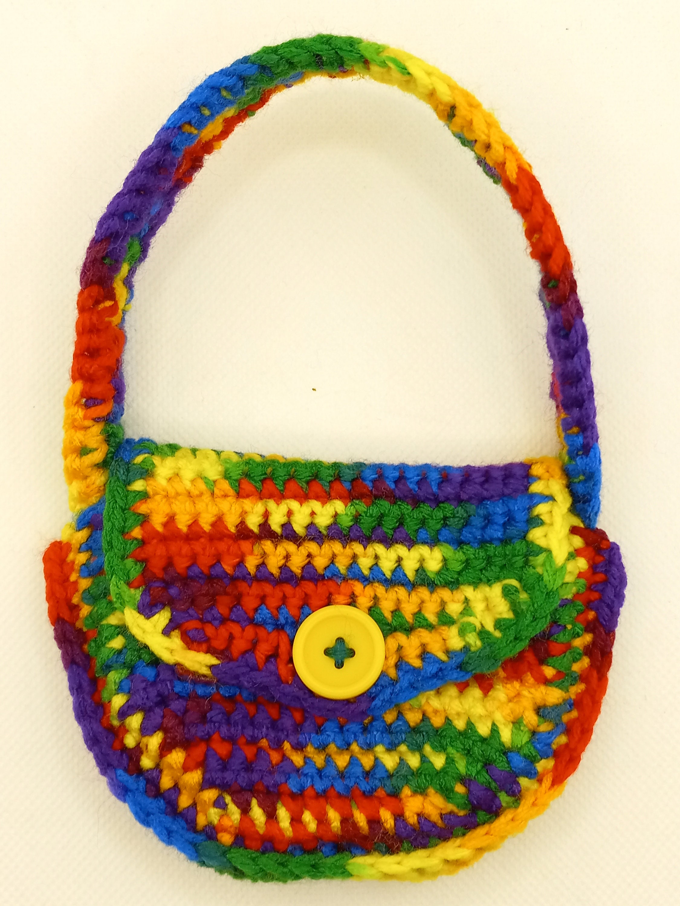 Small Crocheted Strapped and Strapless Purse Crochet Pattern - Etsy
