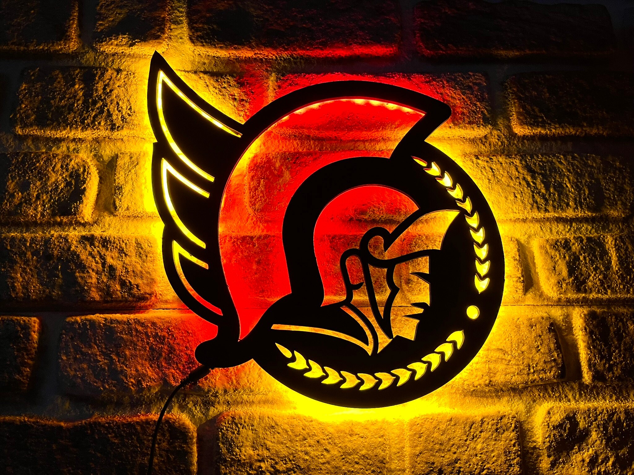 Ottawa Senators Lighted Wall Decor Sign,home Sign,nhl Sports Fan,custom ...