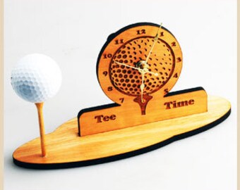 Desktop Golf Clock - Etsy