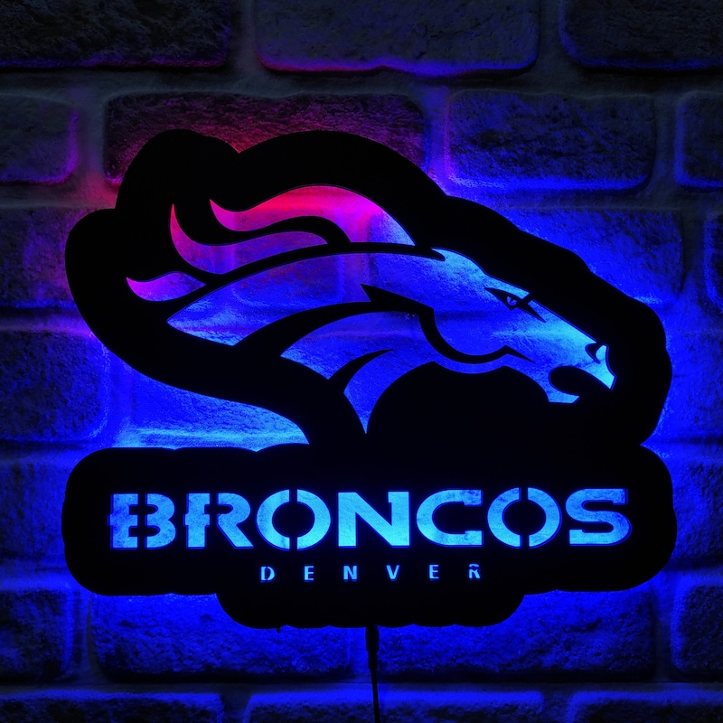 Denver Broncos Sign - Etsy