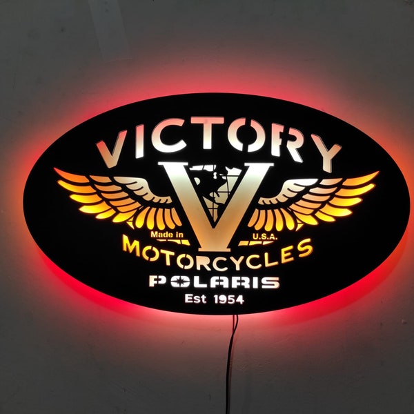 Victory Motorcycle Signs - Etsy