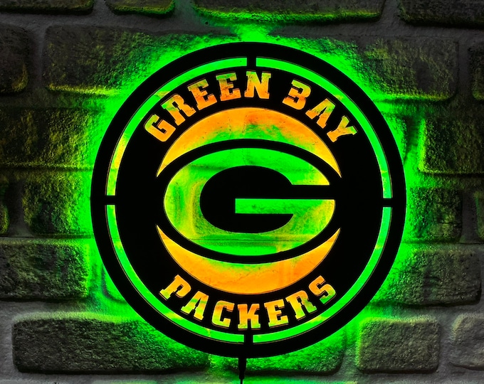 Green Bay Packers Custom House Divided Metal Distance Highway Sign ...