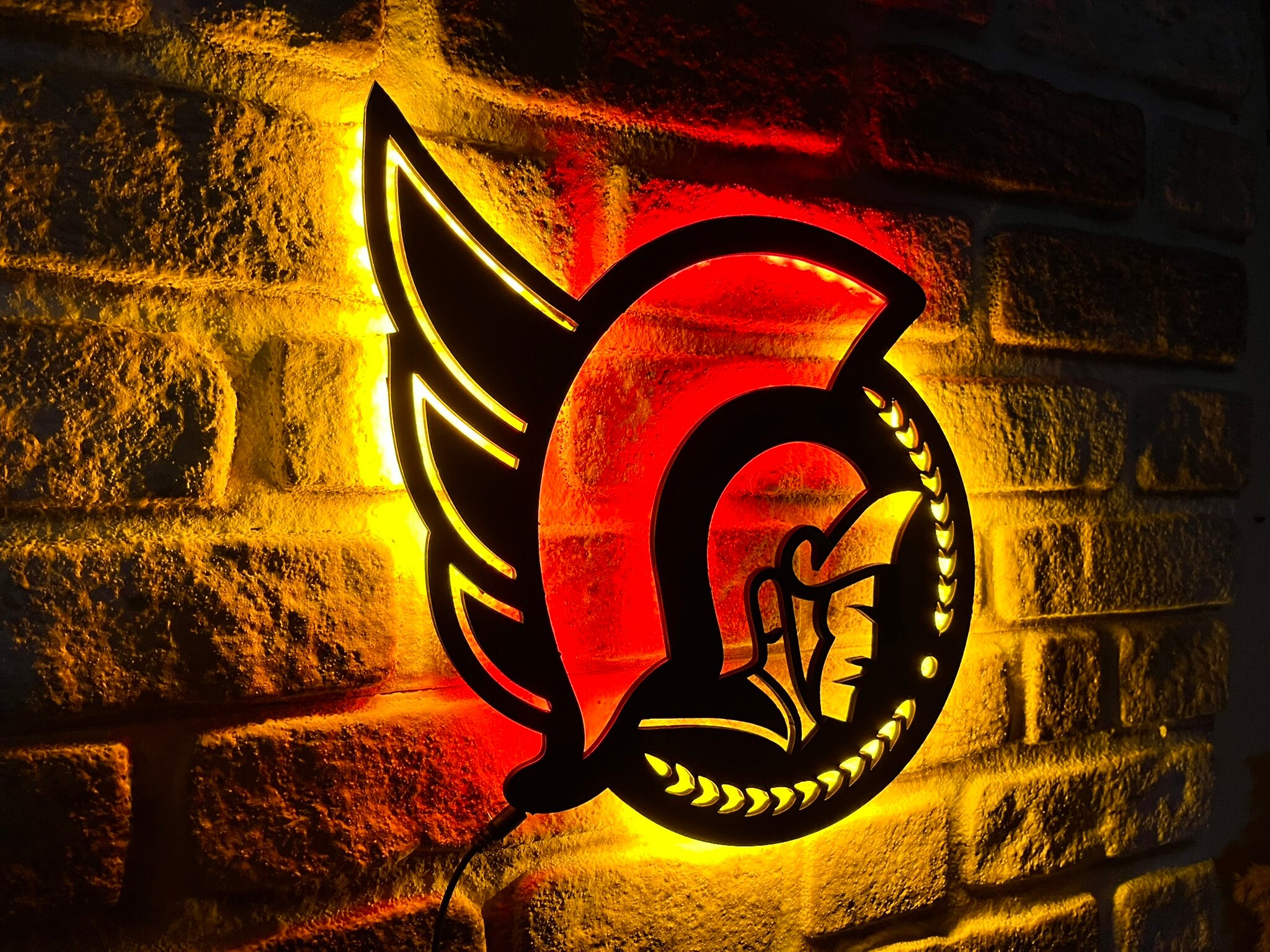 Ottawa Senators Lighted Wall Decor Sign,home Sign,nhl Sports Fan,custom ...