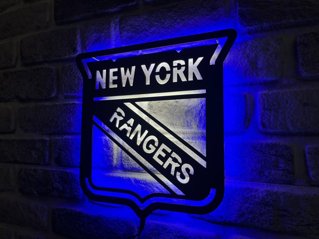 Ny Rangers Fan Art Wall Decor Fan Gift Newyork Fan Gift Rangers Gift ...