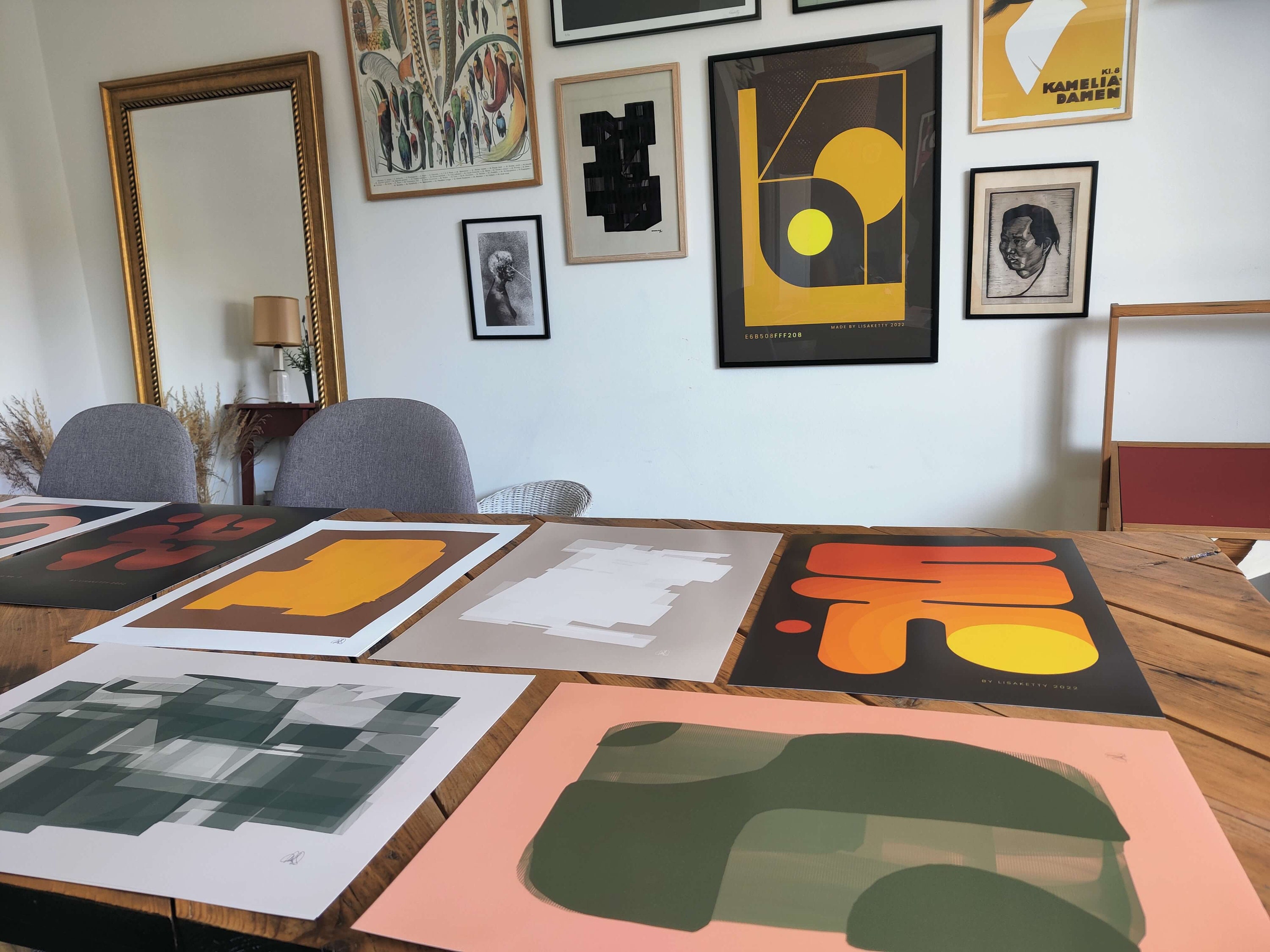 Color Code Yellow Poster Art. A Surreal and Minimalistic Poster Art ...