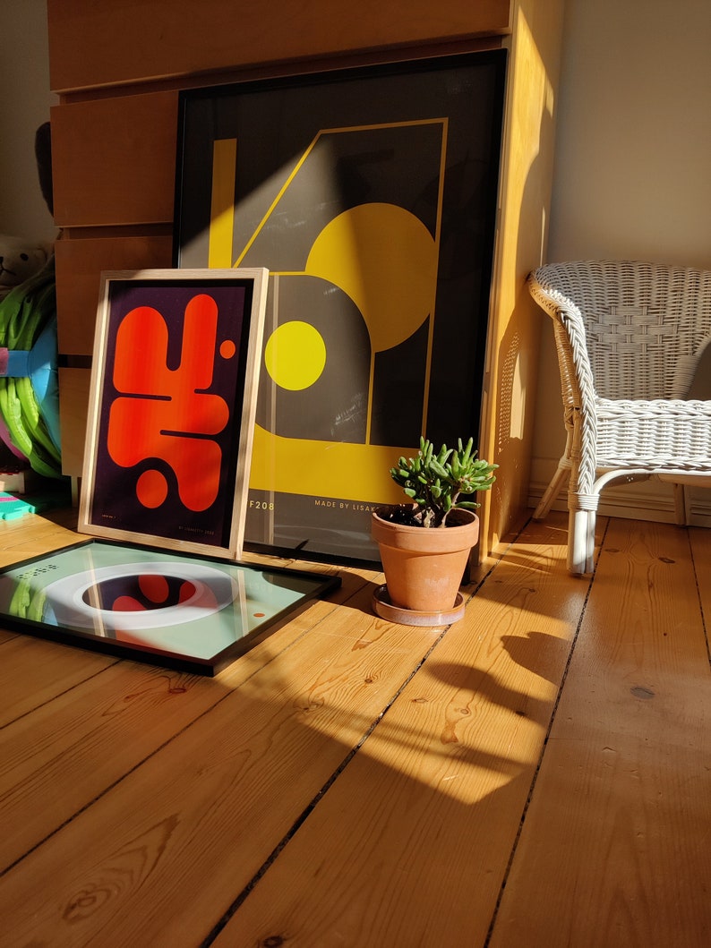 Color Code Yellow Poster Art. A Surreal and Minimalistic Poster Art ...