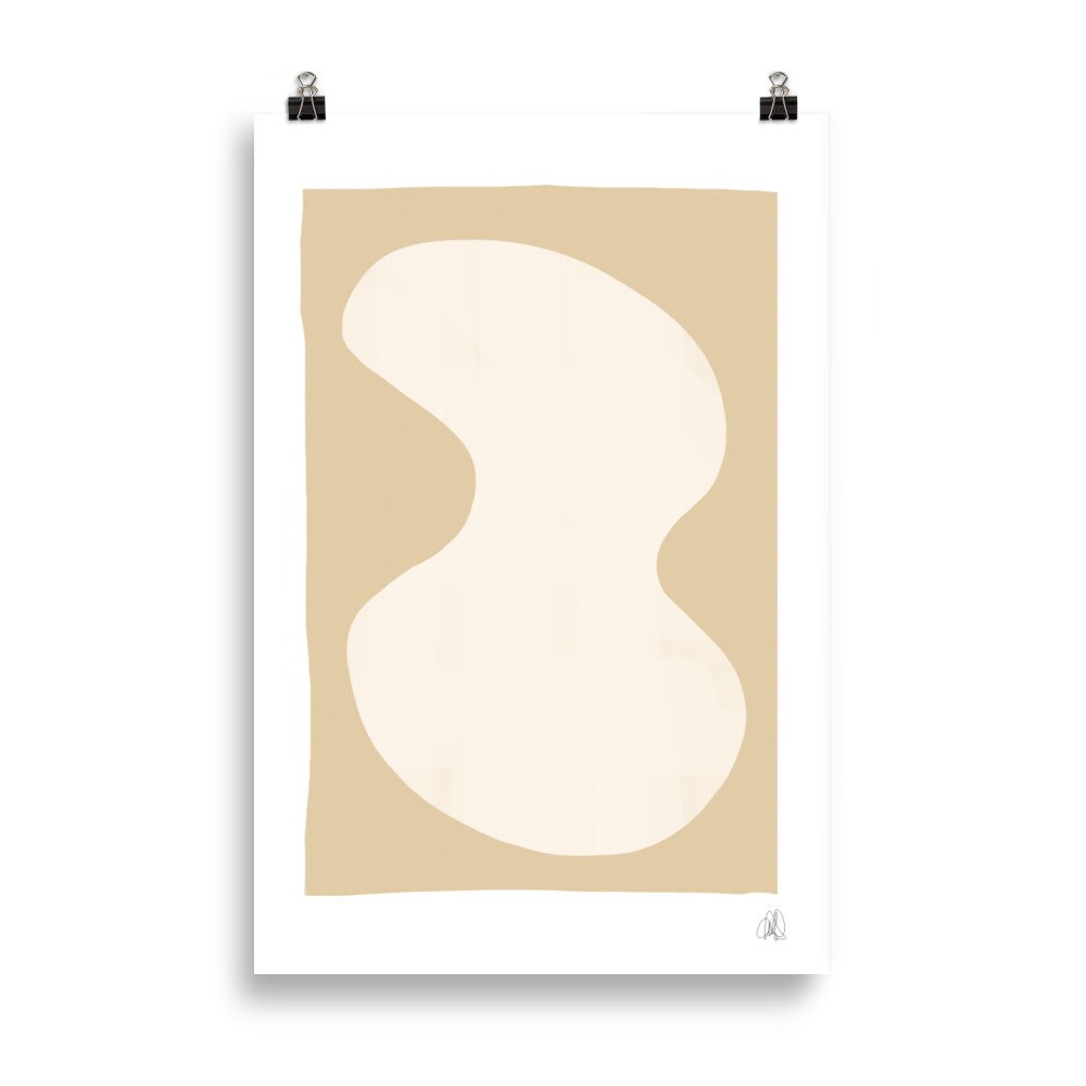 Here is a Yellow Blob Poster. I Am Making a Blob Series, so People Can ...