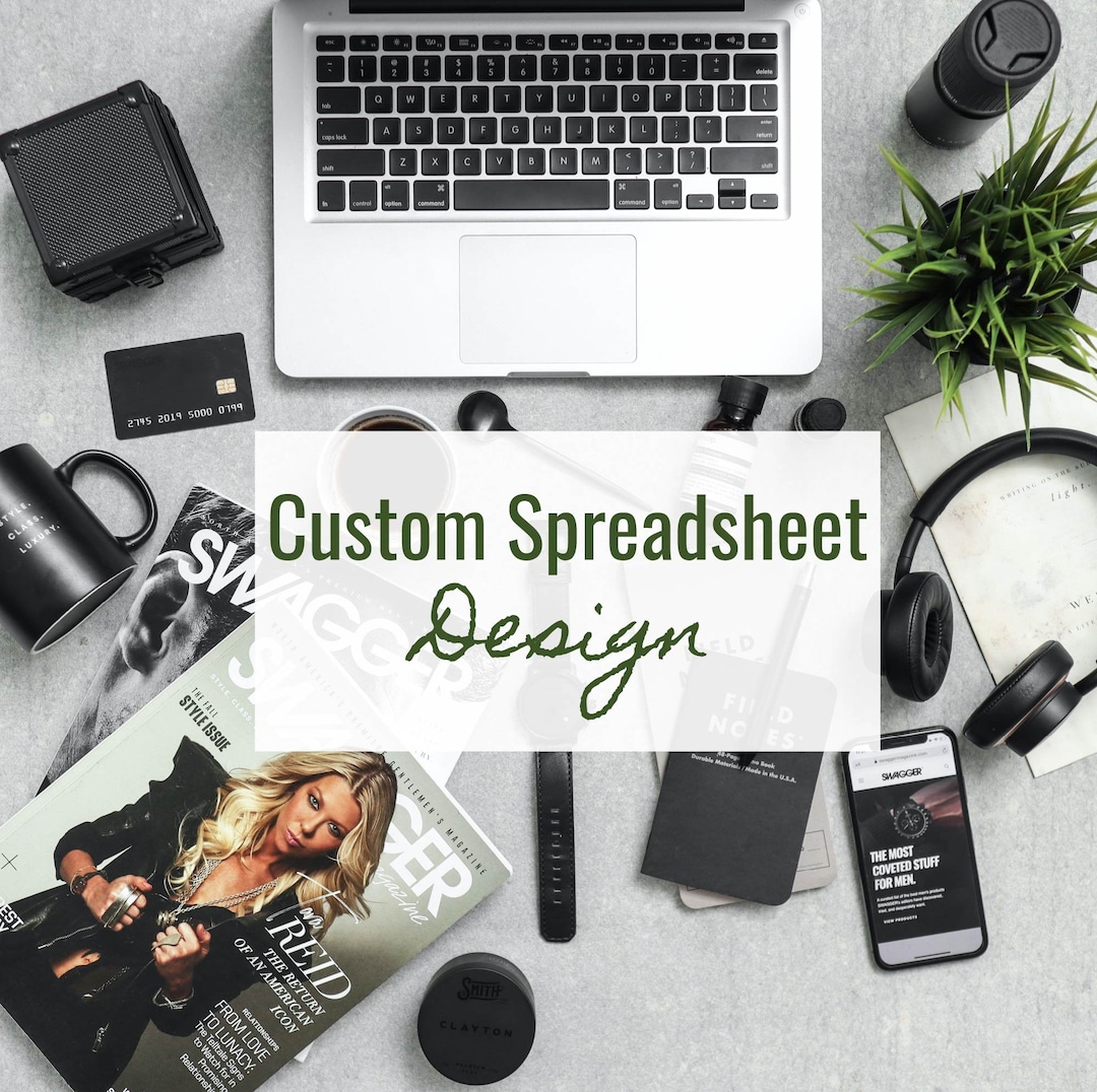 Custom Excel Spreadsheet Design - Etsy