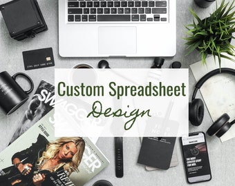 Custom Excel Spreadsheet Design - Etsy