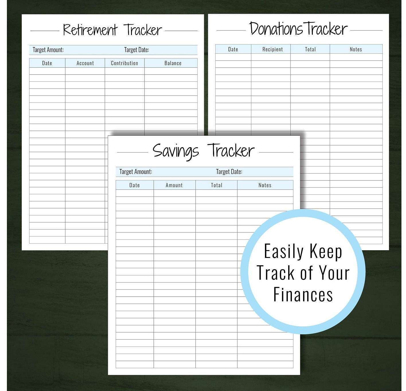 Personal Finance Bundle, Finance Tracker, Budget Planner, Savings ...