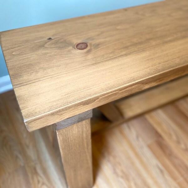 Farmhouse Bench - Etsy