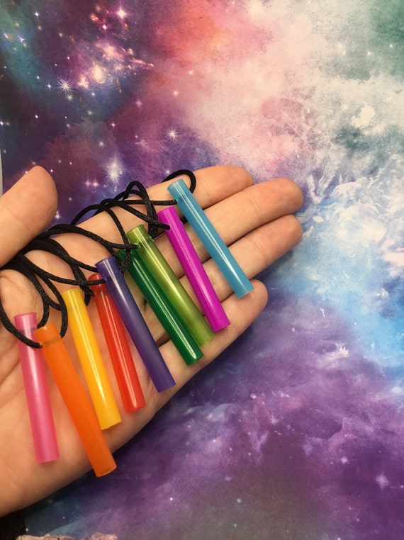 Breathing Straw 3 Pack Stress Necklace Anxiety Necklace - Etsy