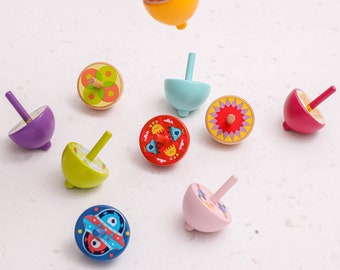 Spinning Top Toy | Etsy