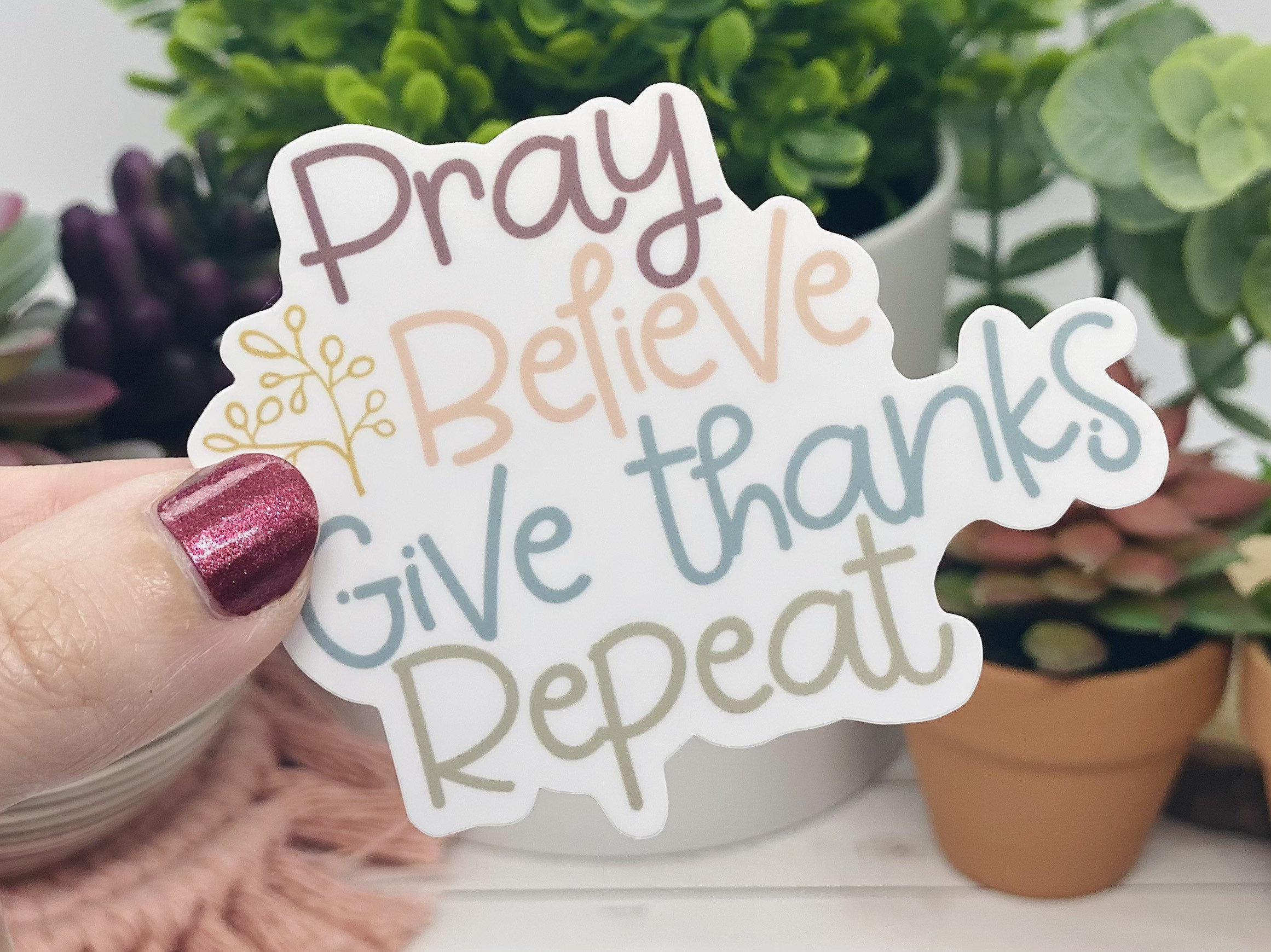 Prayer Sticker, Pray Sticker, Christian Sticker, Have Faith ...