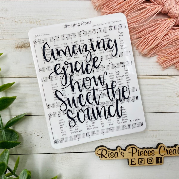 Amazing Grace Sticker - Etsy