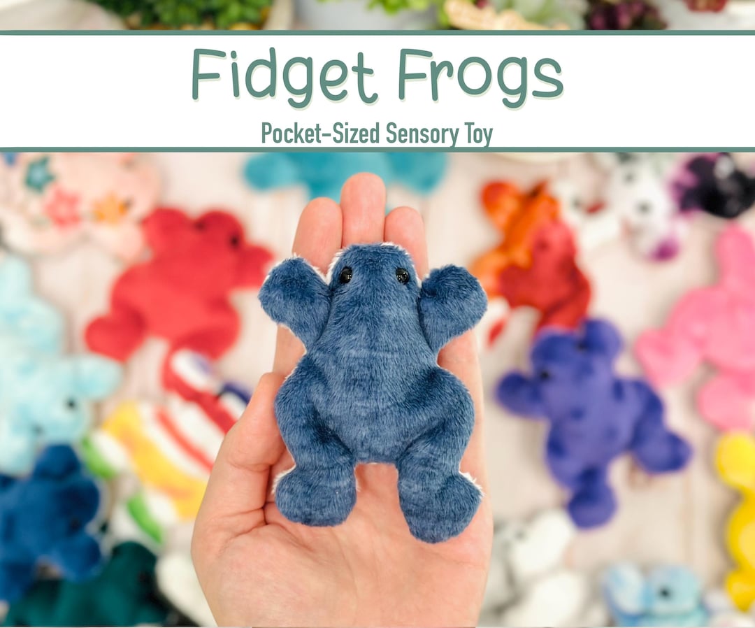 Fidget Frog, Pocket Frog Sensory Comfort Toy, Autism Sensory Toy for ...