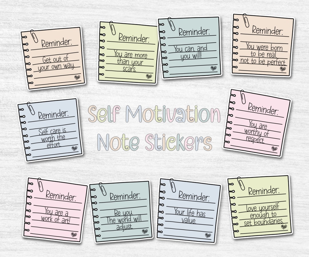 Self Affirmation Stickers for Water Bottle, Mystery Sticker Pack Bundle ...