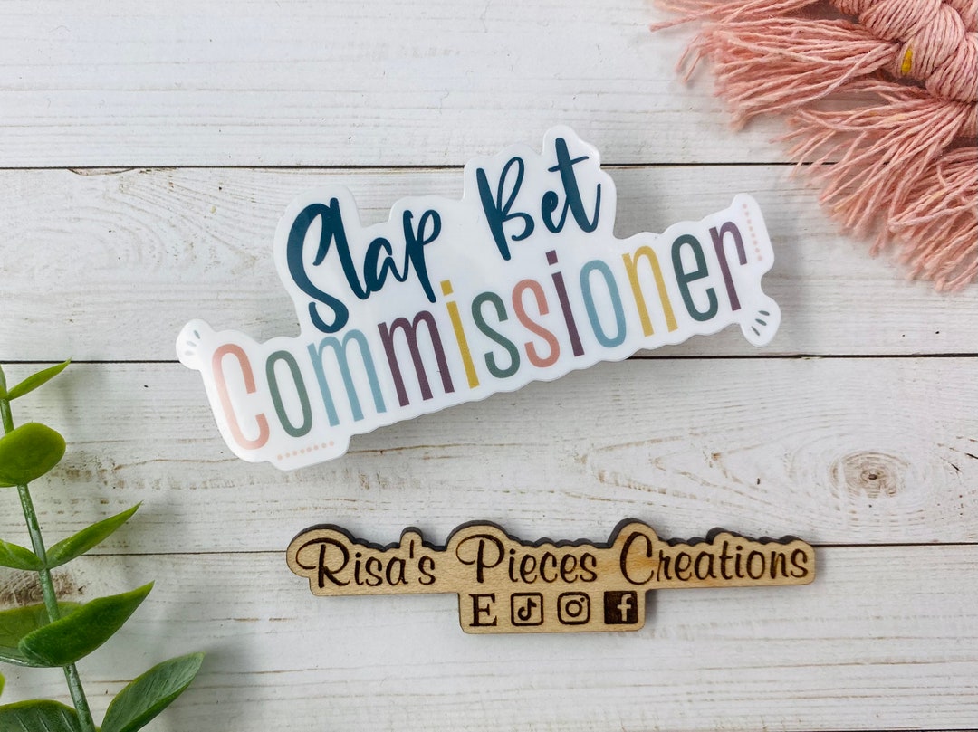 Slap Bet Commissioner Sticker, How I Met Your Mother, HIMYM Stickers ...