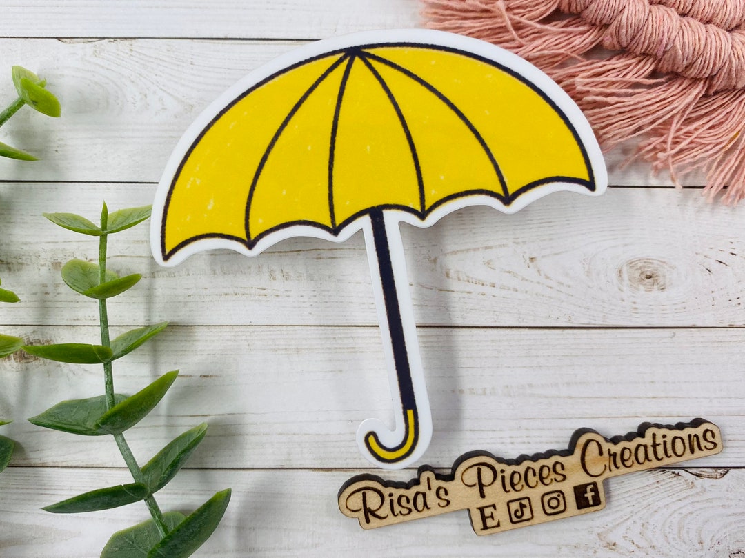 Yellow Umbrella Sticker, How I Met Your Mother Sticker, HIMYM Stickers ...