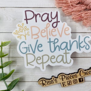 Prayer Sticker, Pray Sticker, Christian Sticker, Have Faith ...