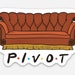 Pivot Friends Couch Sticker - Ross Geller Quote, Friends TV Show ...